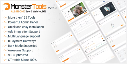 MonsterTools v3.0.0 - The All-in-One SEO & Web Toolkit, like a Swiss Army Knife