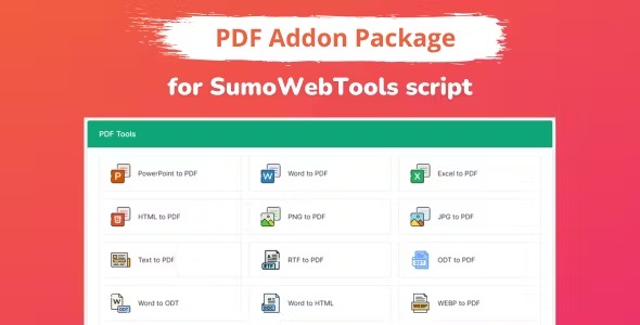 PDF Addon Package for SumoWebTools v1.0.1 Download - BeGPL