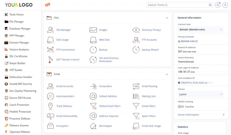 cPanel Elite Theme - The Premium cPanel Interface Style | By Fiveium ...
