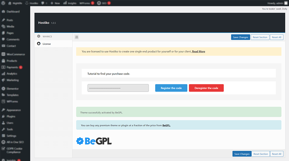 Hostiko v2.1.0 - WordPress WHMCS Hosting Theme GPL Download - BeGPL