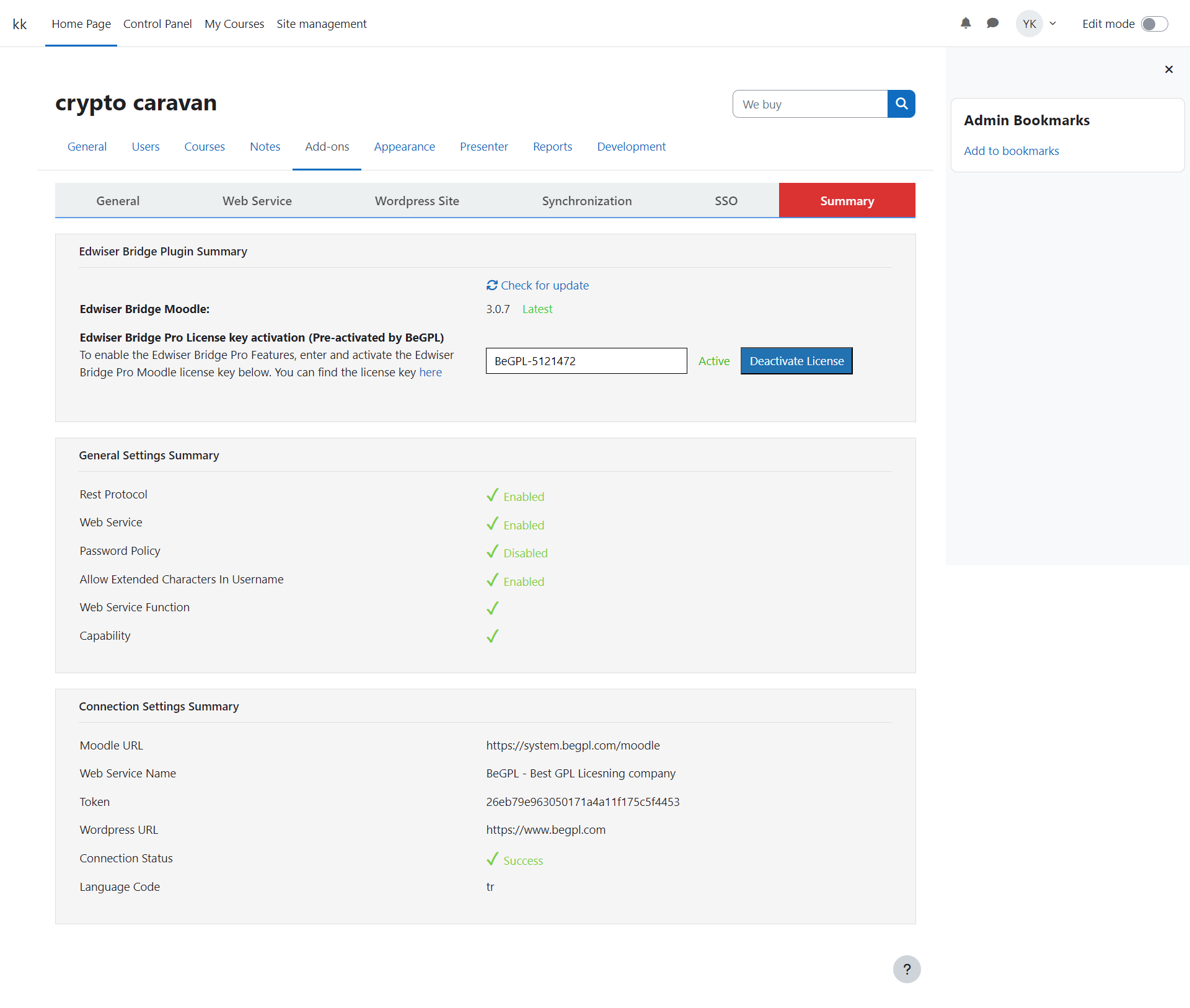 Edwiser Bridge Pro v3.0.8 + All addons Bundle - WordPress Moodle LMS Integration - BeGPL